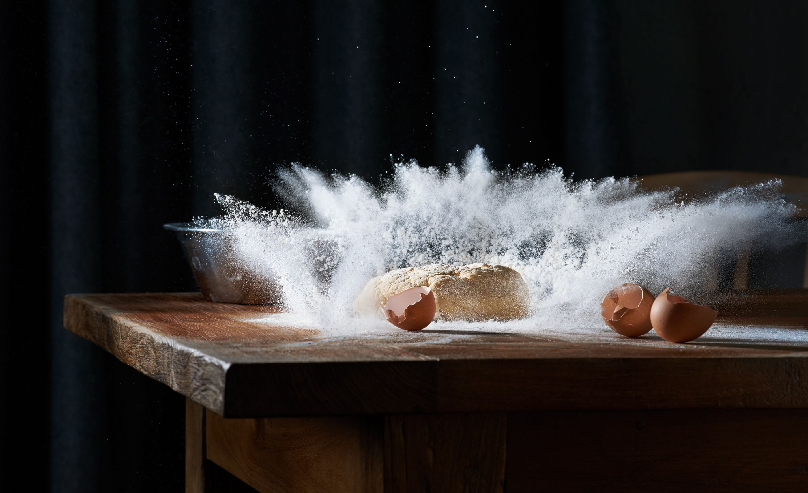 High Speed Fotografie - Teig vs Mehl - Kai Stiepel Photography